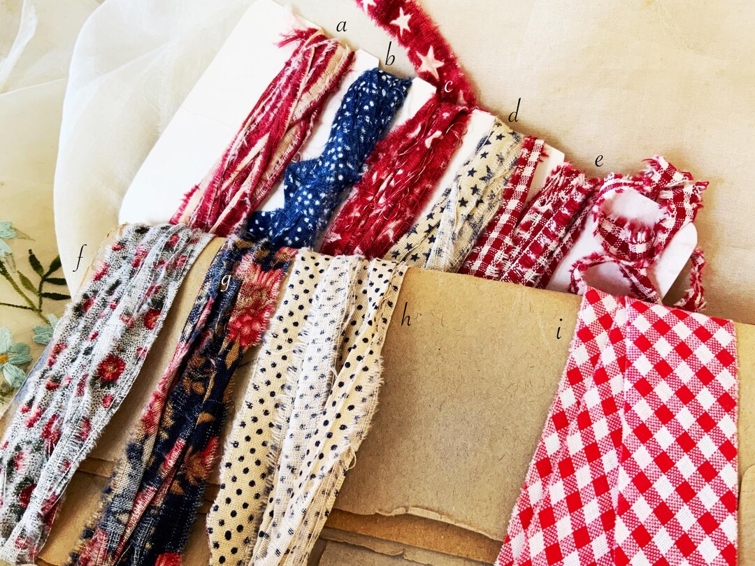 Hand Torn Ribbons - Craft Journals Costumes Dolls - Etsy