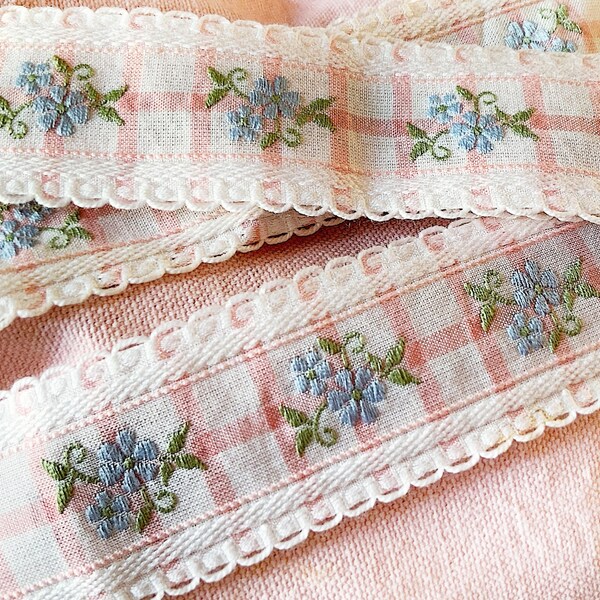 Embroidered Ribbon - Etsy