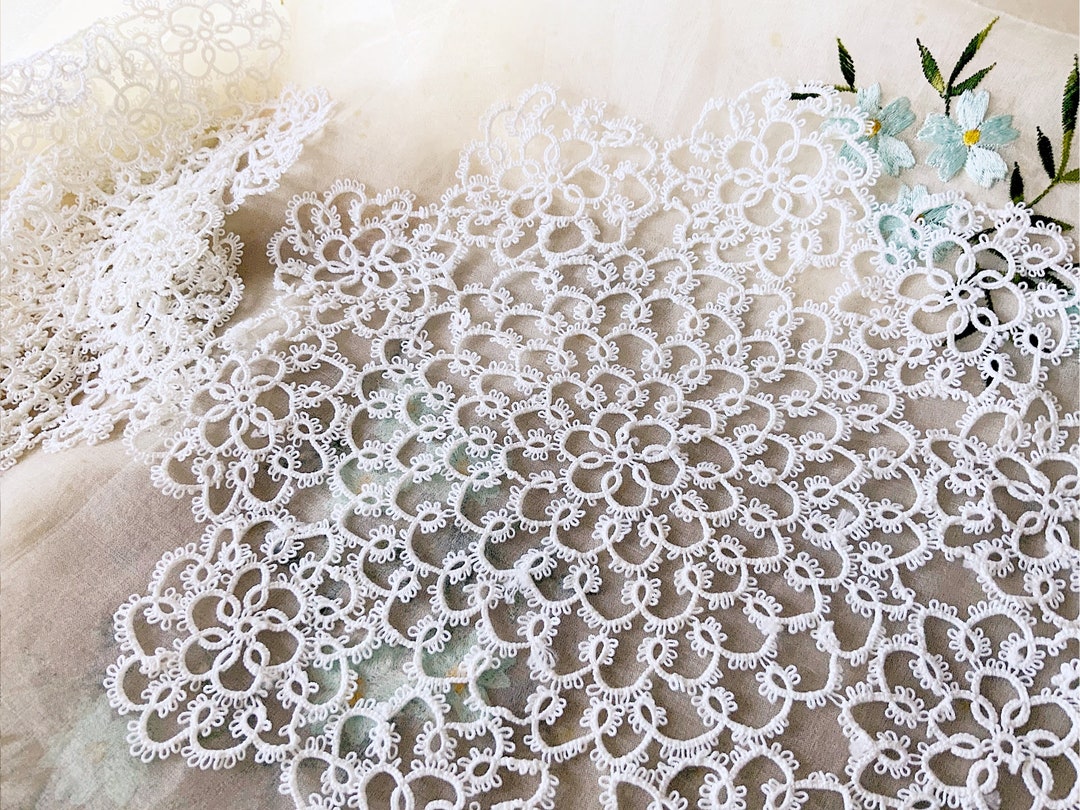 Finely Hand Tatted White Vintage Lace Doily - Etsy