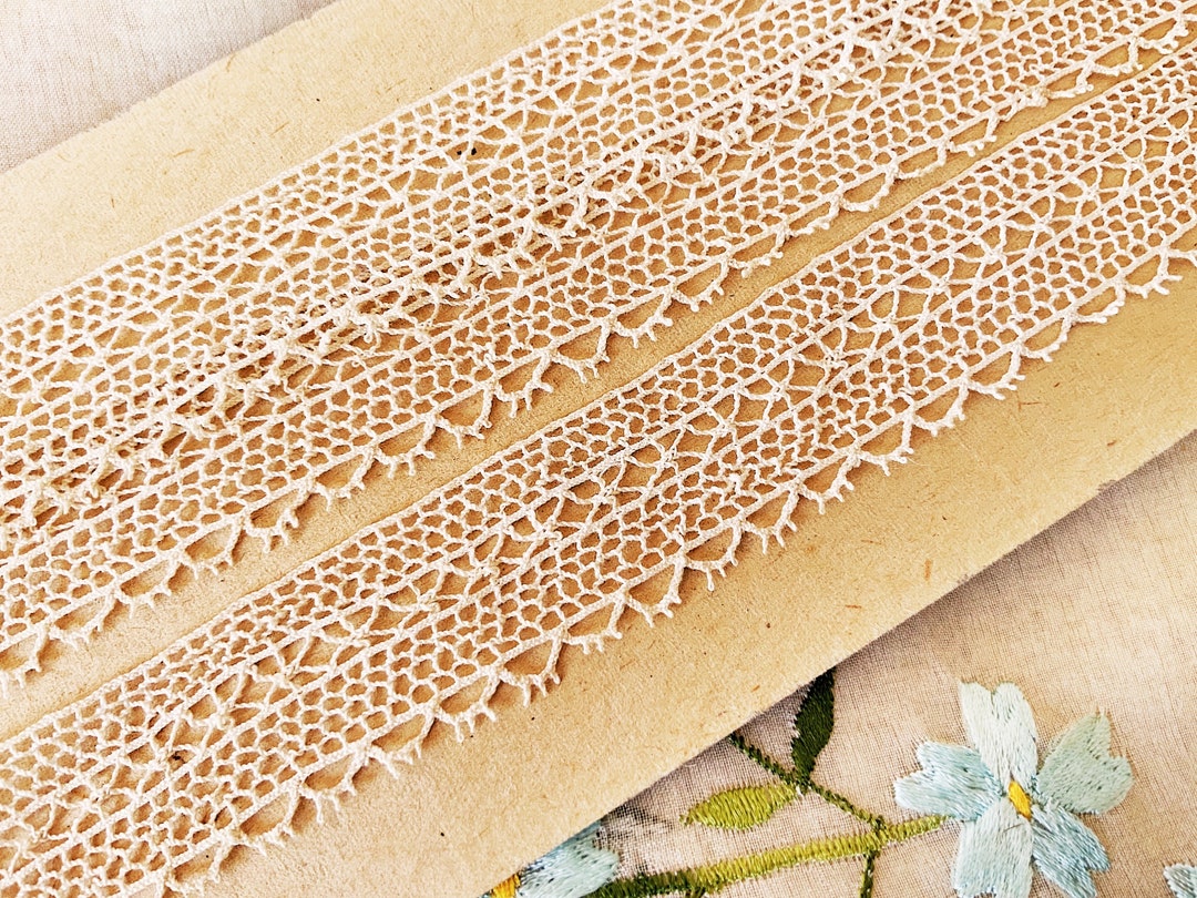 Vintage Cream Lace Trim - Craft Dolls Costumes - Etsy
