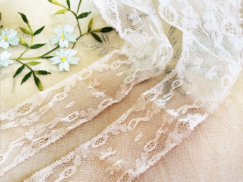 Gorgeous Delicately Fine Ethereal French Antique Net Lace | Etsy