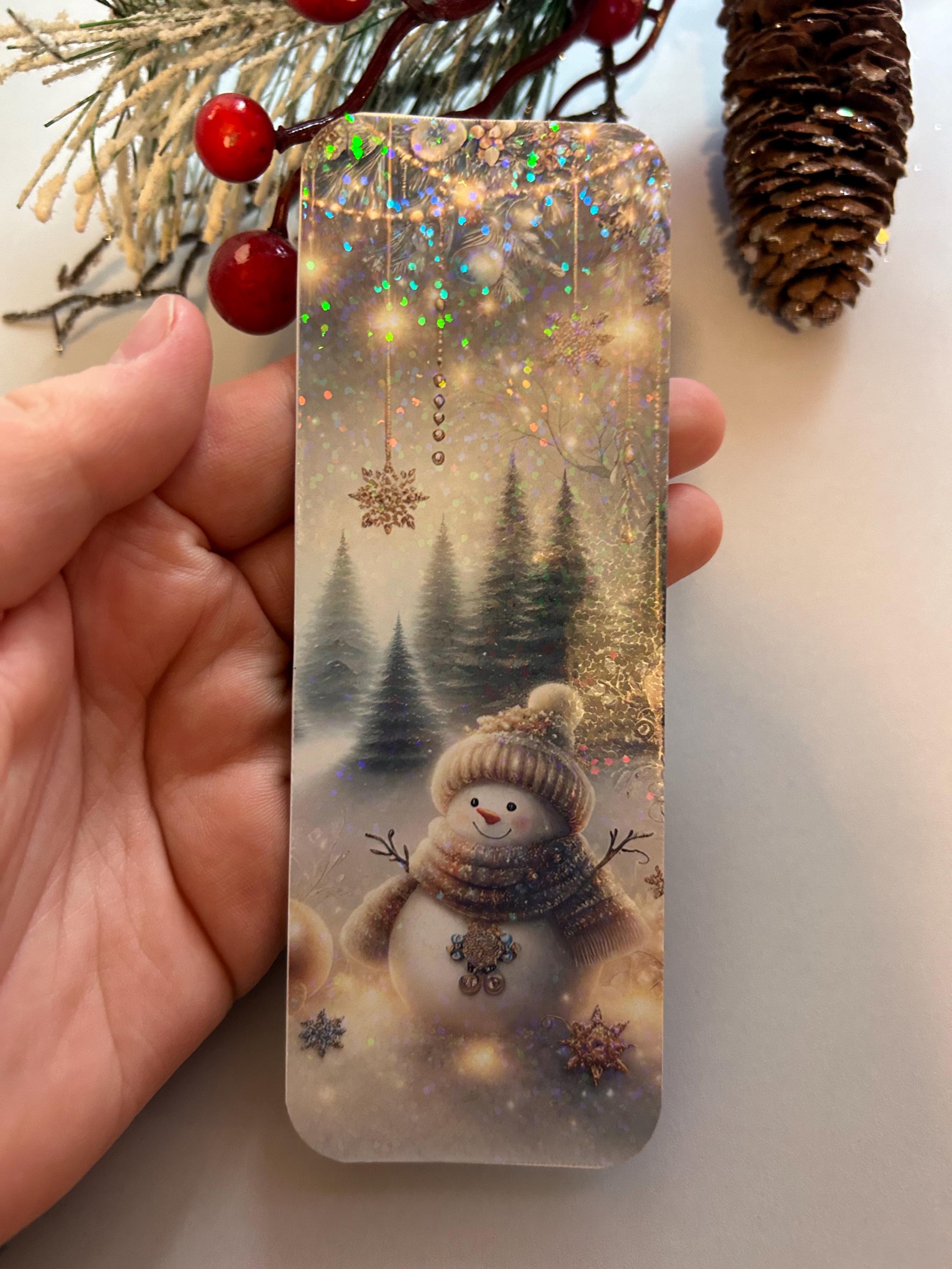 Collection of Vintage Christmas Iridecent Bookmarks - Etsy UK
