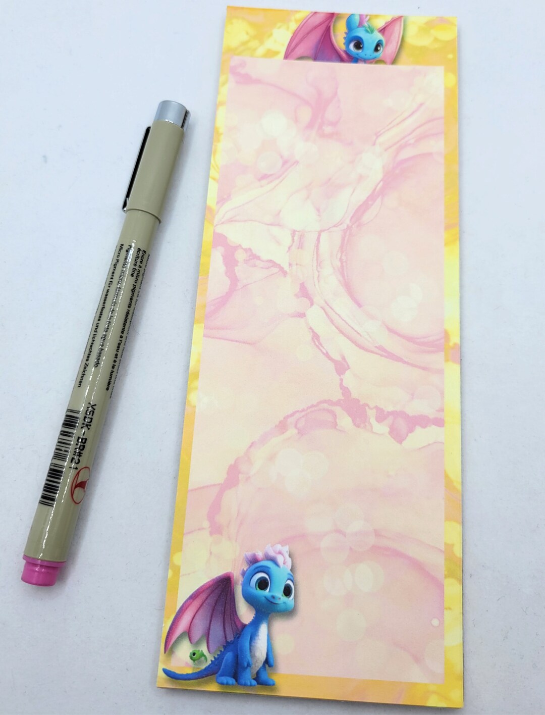 Dragon Slim Notepad Blank Notepad Memo Pads Stationery - Etsy