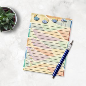 Celestial/ 5x7 Notepad/ Writing Pads/ Writing Stationery/ Graph/ Notes ...