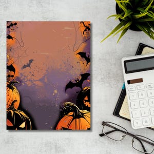 Halloween Printable Stationery, Printable Writing Paper, Letter Writing ...