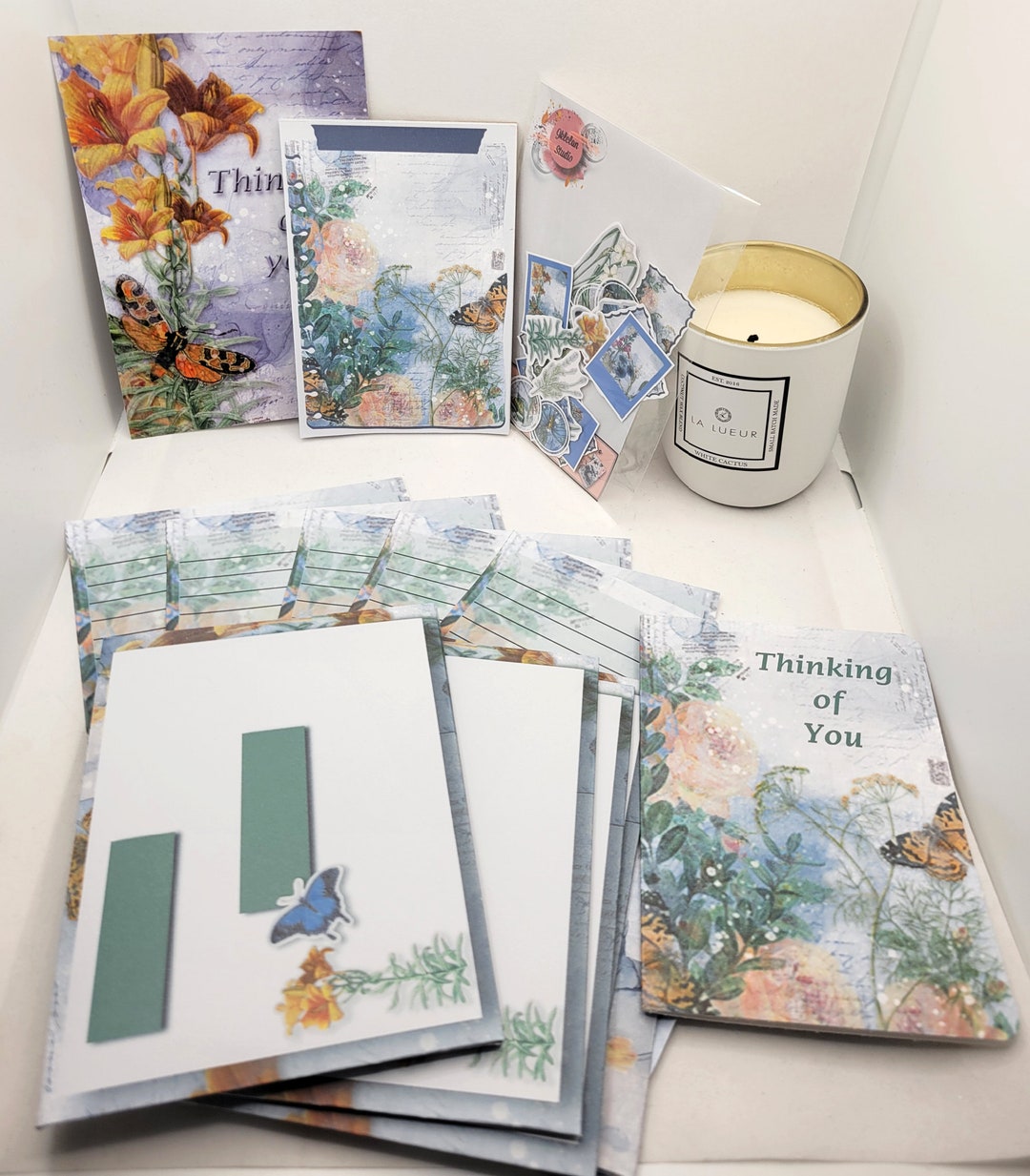 Floral Style, Letter Writing Set, Stationery Paper, Lined Stationery ...