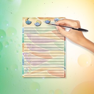 Celestial/ 5x7 Notepad/ Writing Pads/ Writing Stationery/ Graph/ Notes ...