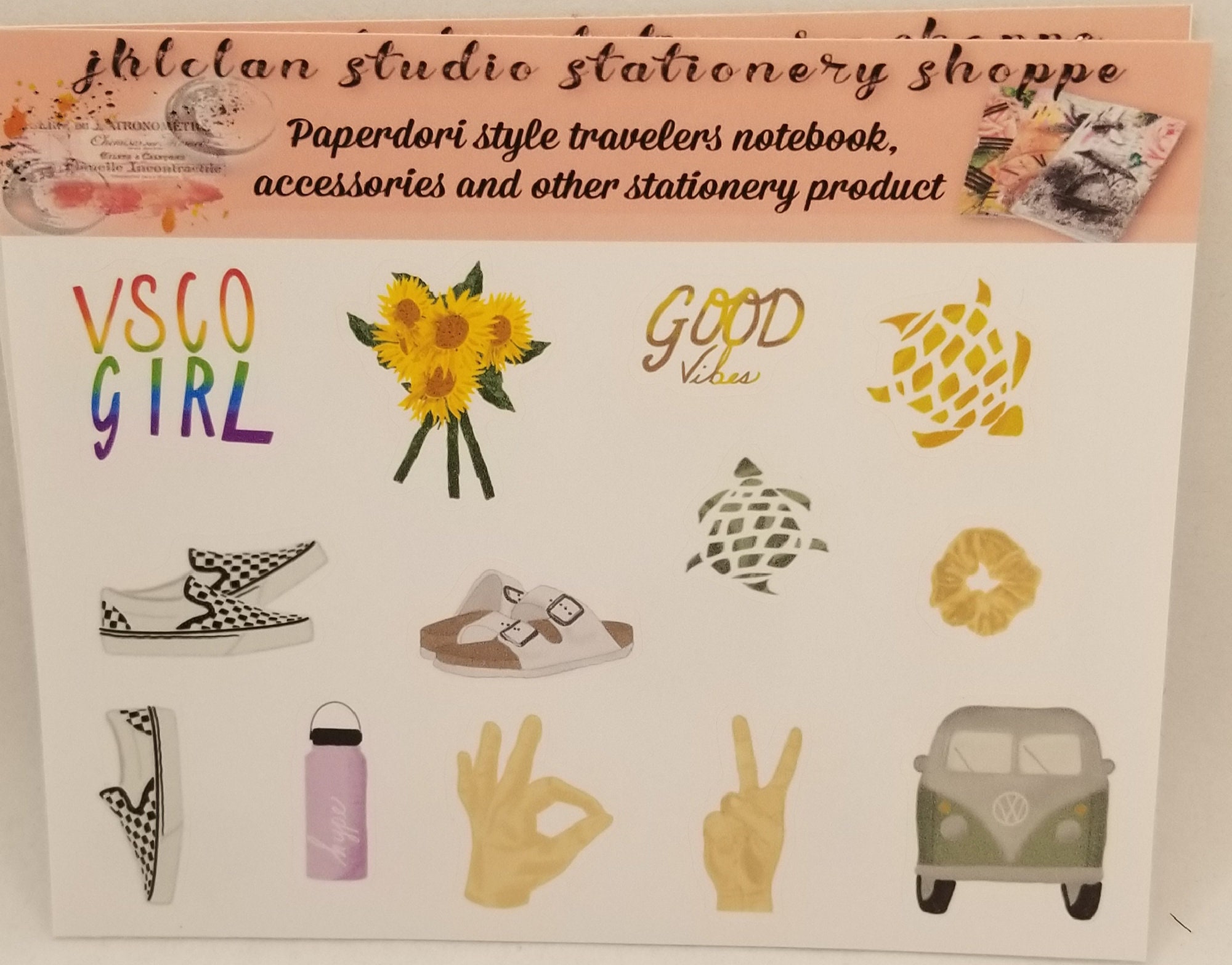 VSCO kiss cut sticker sheets planner stickers scrapbooks | Etsy