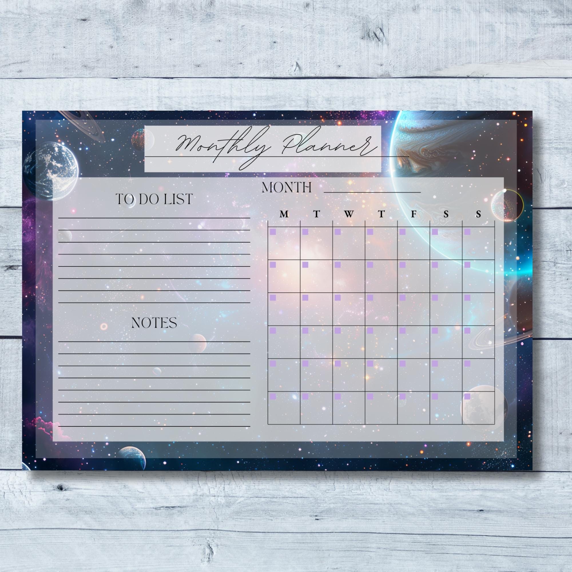 Celestial, Space, Printable Stationery, Printable Writing Paper, Letter ...