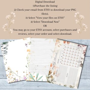 Garden, Flowers, Printable Stationery, Printable Writing Paper, Letter ...