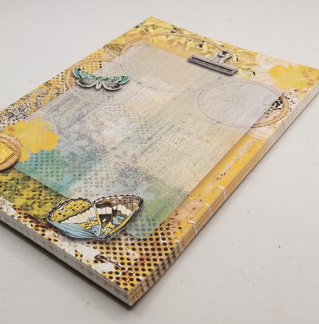 Collage, 5x7 Notepad, Blank Notepad, Memo Pads, Stationery, School ...