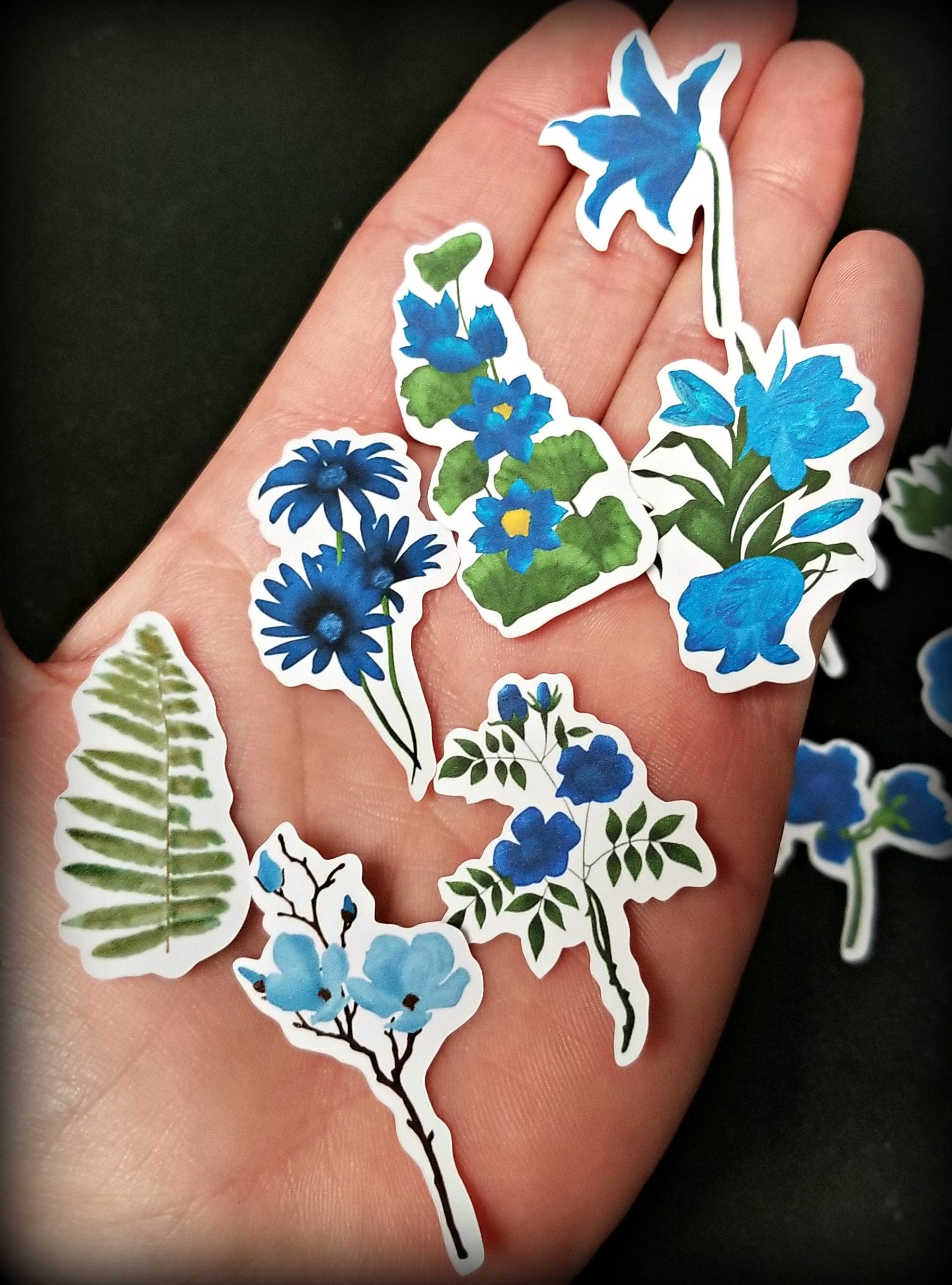 Stickers floral botanical botany travelers notebook | Etsy