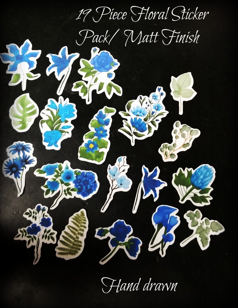 Stickers Floral Botanical Botany Travelers Notebook - Etsy