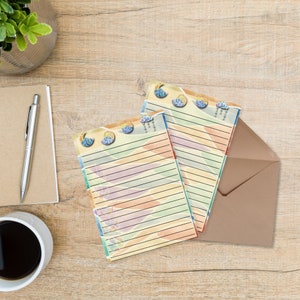 Celestial/ 5x7 Notepad/ Writing Pads/ Writing Stationery/ Graph/ Notes ...