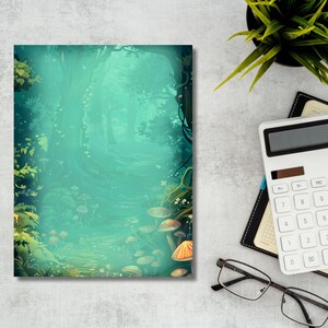 Enchanted Forest, Printable Stationery, Printable Writing Paper, Letter ...