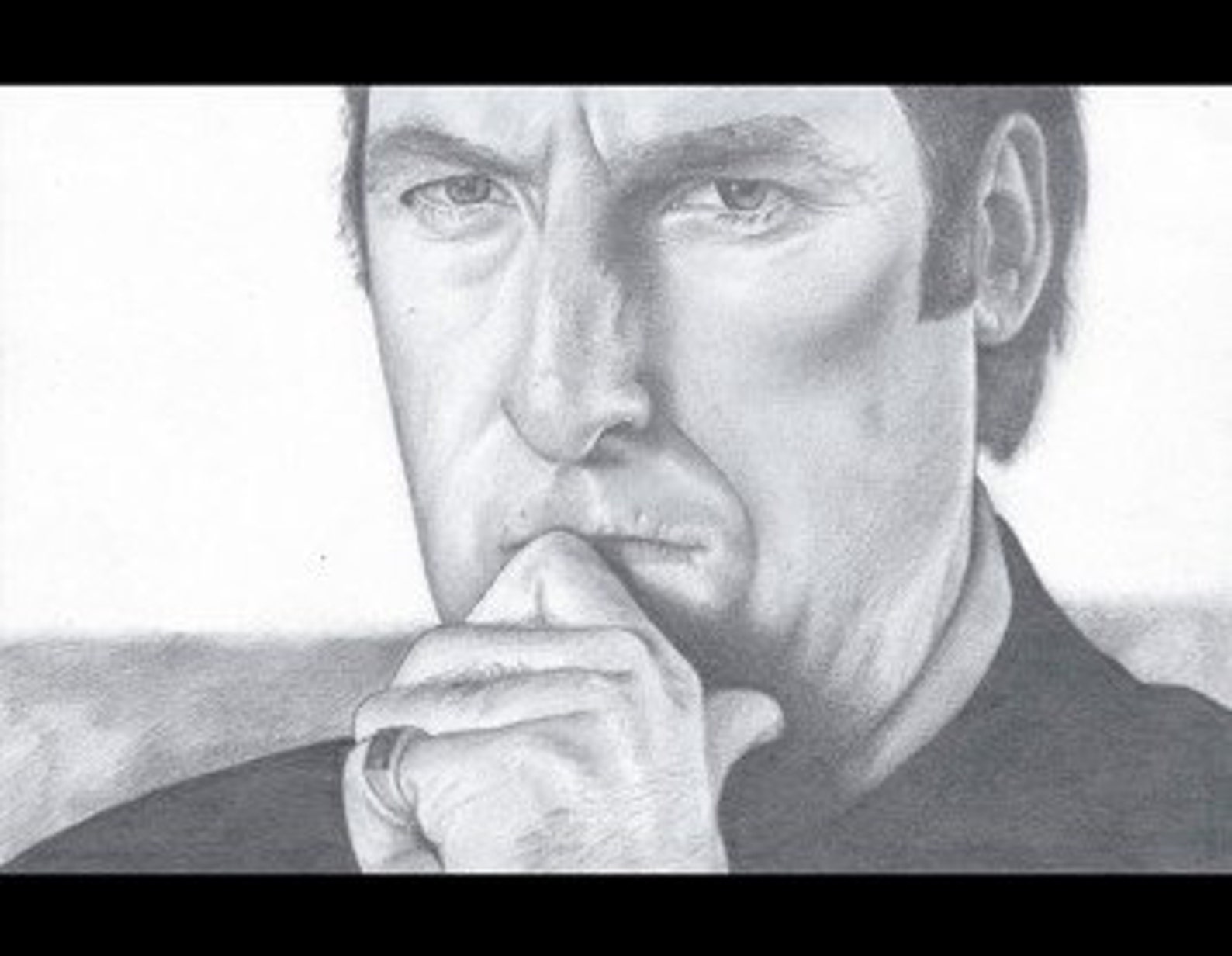 Small Original Drawing Saul Goodman 5.5 X 8.5 - Etsy