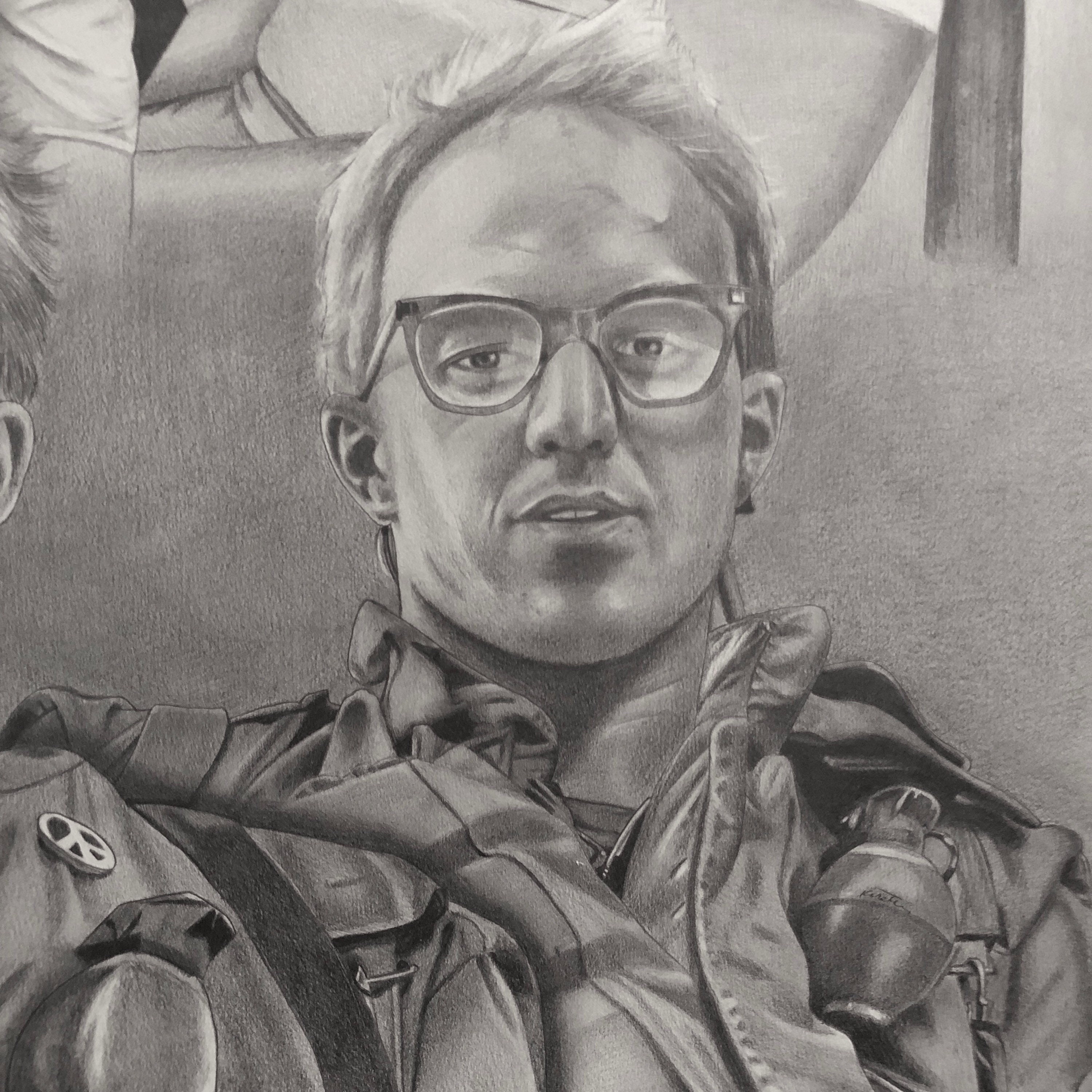 Large Original Drawing Full Metal Jacket 18x24 - Etsy