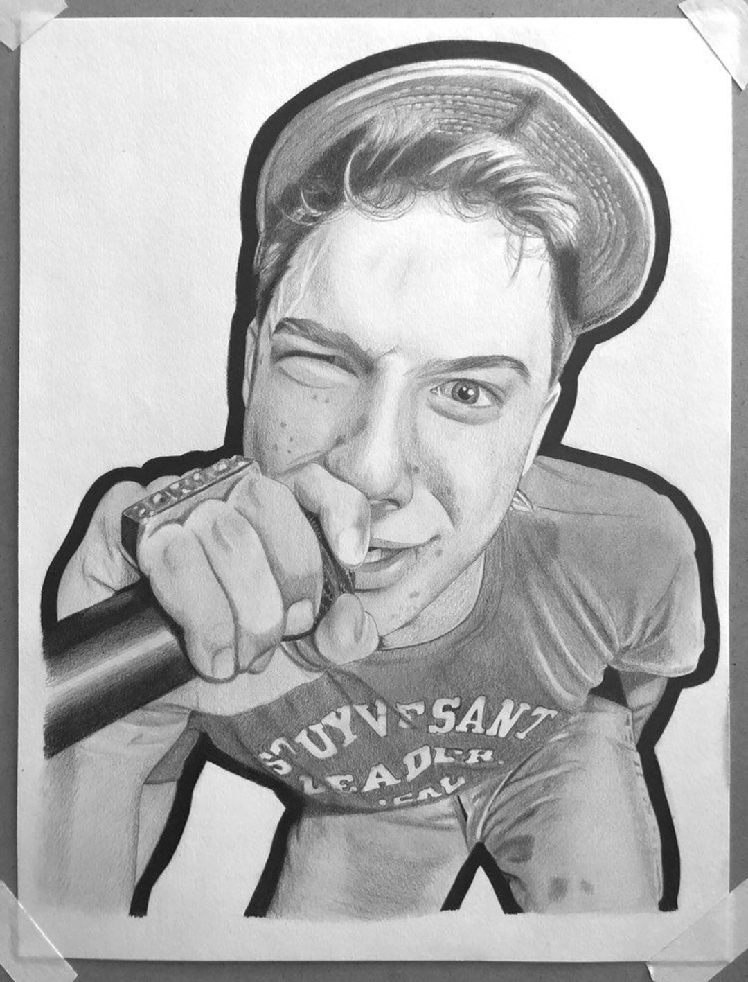 Buy Original Drawing Ad-rock adam Horovitz of the Beastie Boys 9x12 ...