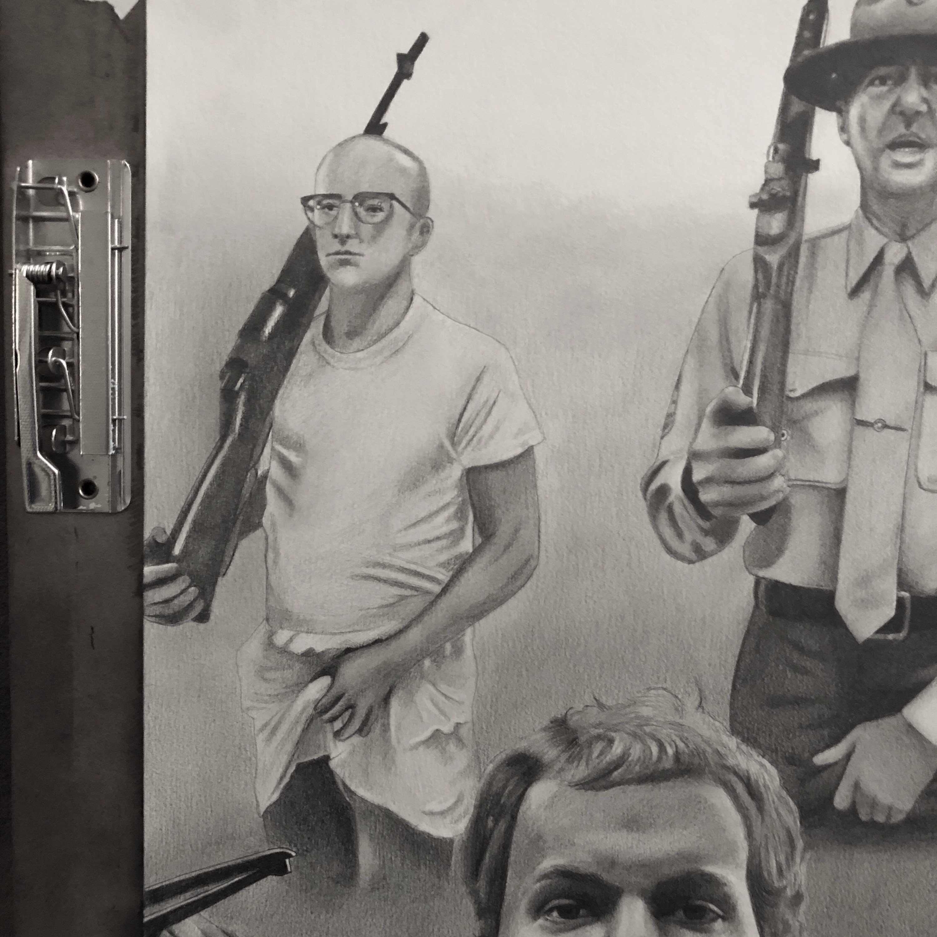 Large Original Drawing Full Metal Jacket 18x24 - Etsy