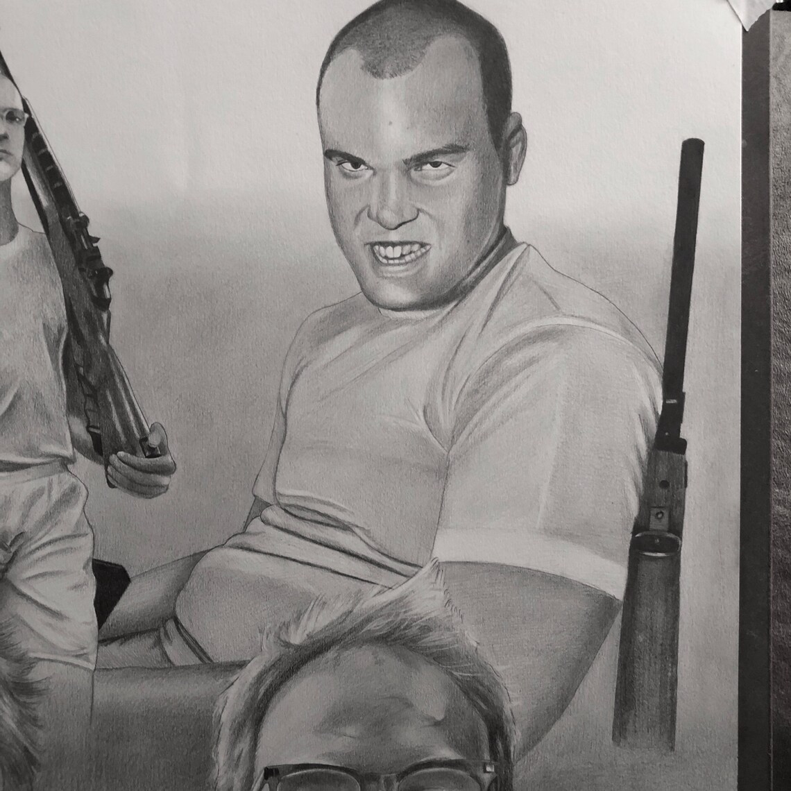 Large Original Drawing Full Metal Jacket 18x24 - Etsy