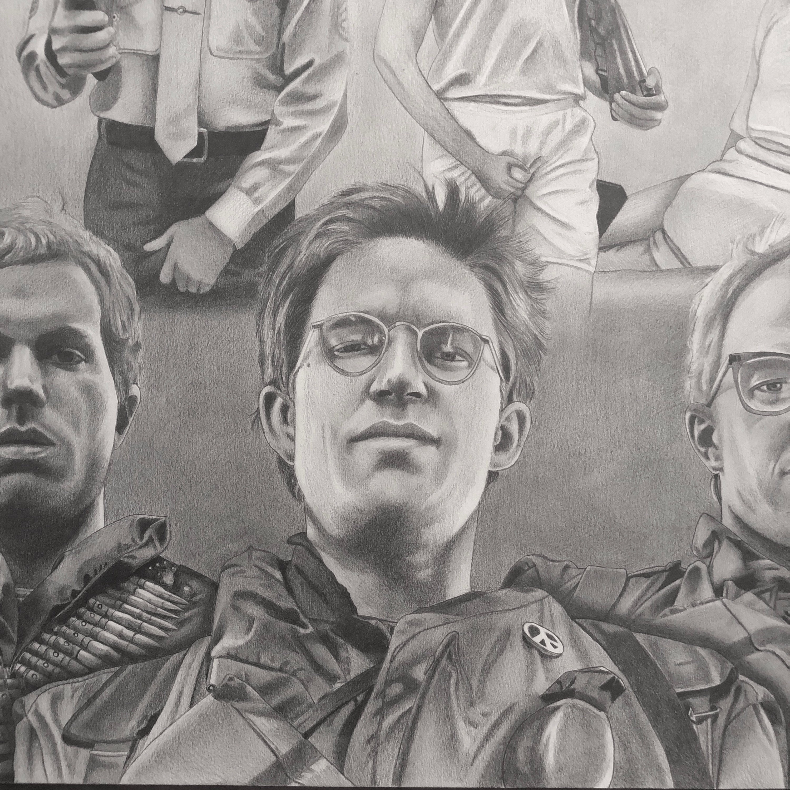 Large Original Drawing Full Metal Jacket 18x24 - Etsy