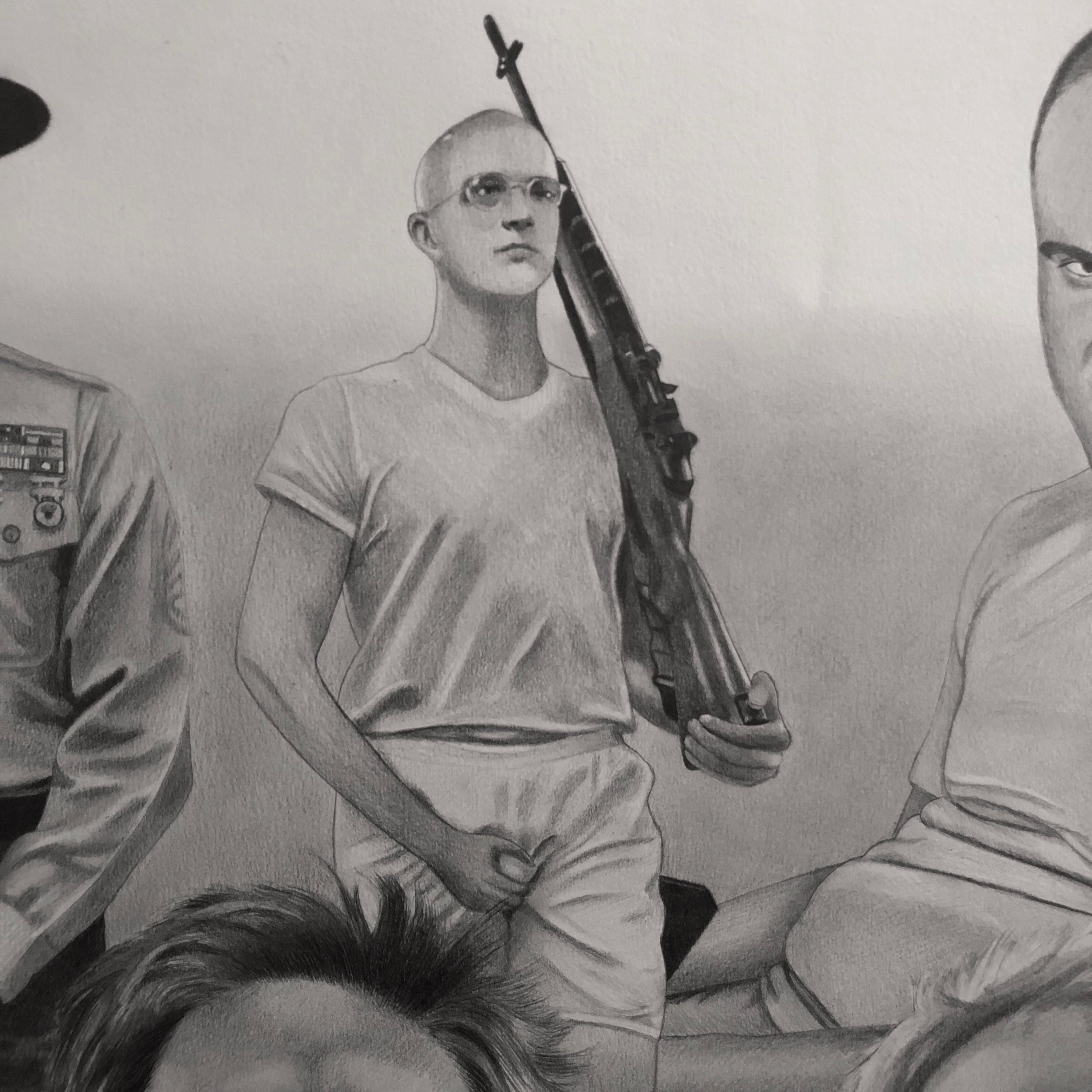 Large Original Drawing Full Metal Jacket 18x24 - Etsy