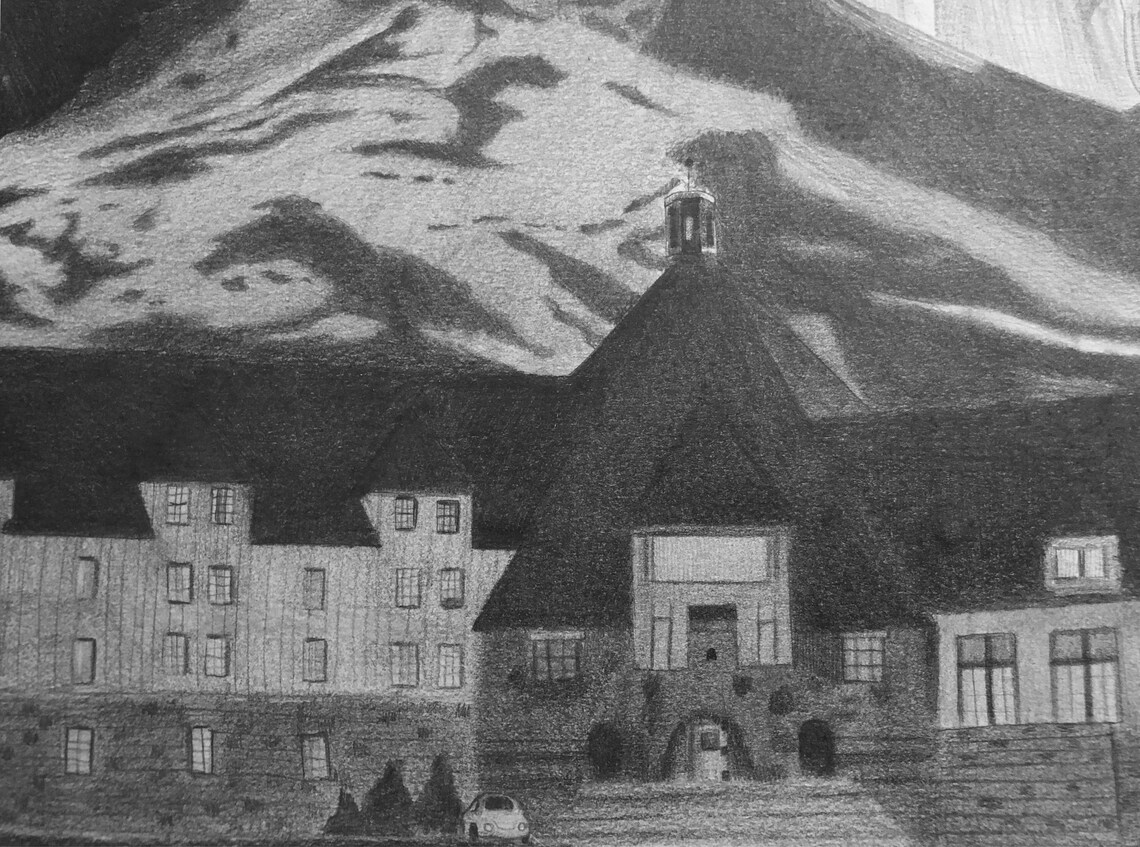 Large Original Drawing the Shining 18x24 - Etsy