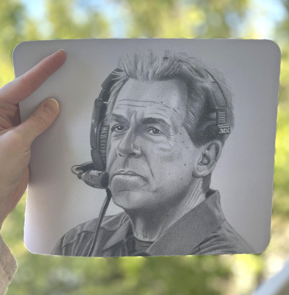Nick Saban Fanart Mousepad - Etsy
