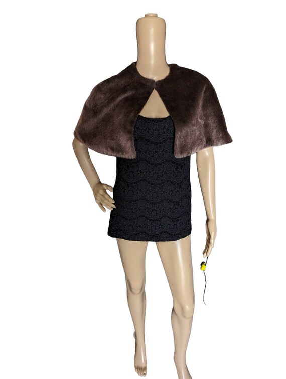 50s Mink Capelet Vintage Fur Wrap Vintge Bridal Acc… Gem