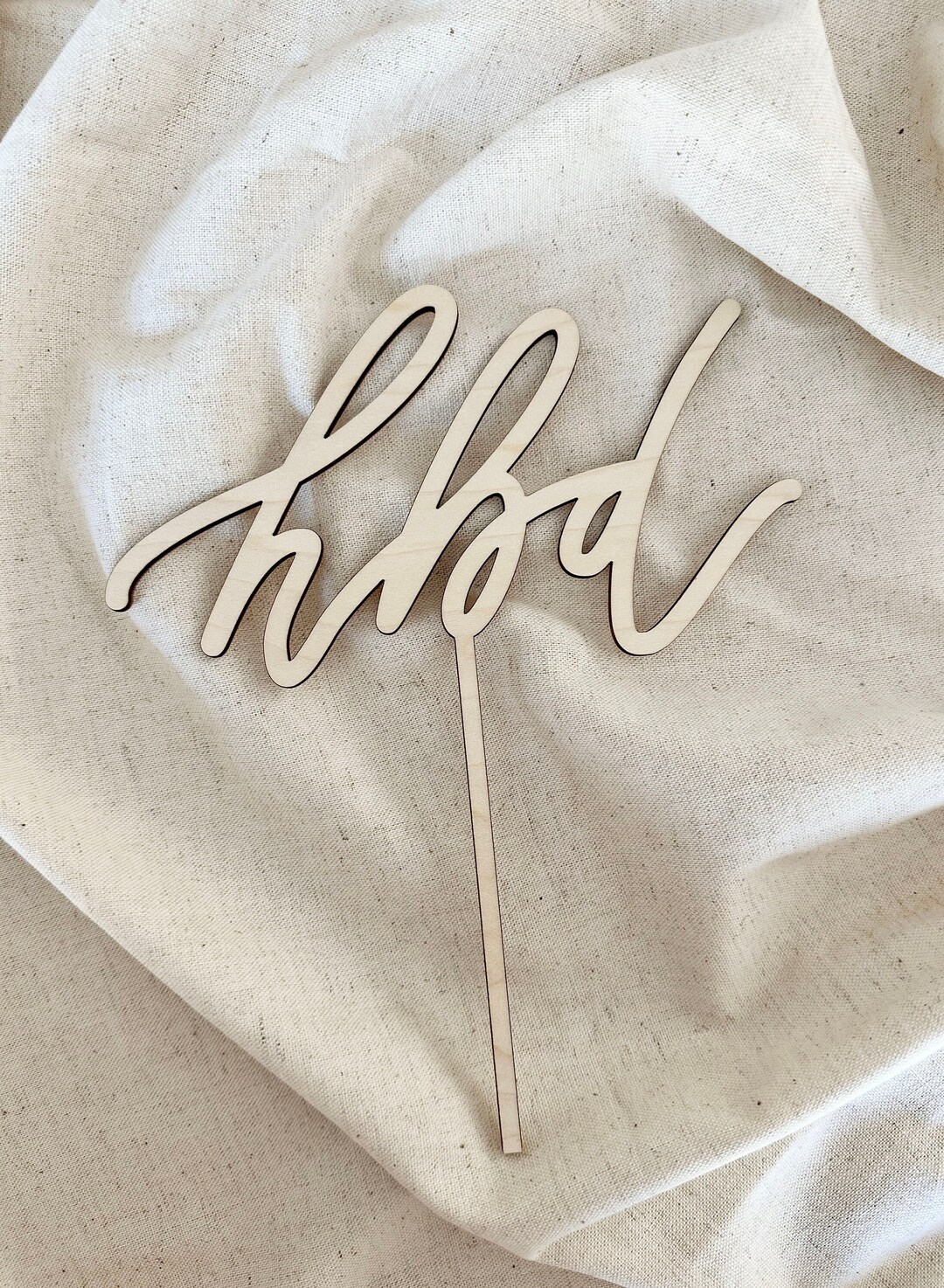 Happy Birthday HBD Cake Topper - Etsy