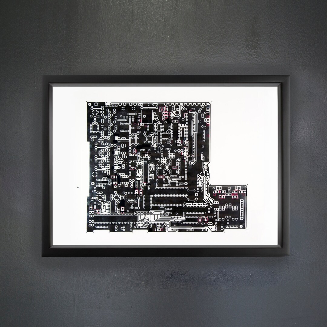 Printable 8x12 Circuit Board Art Instant Download Digital File ...
