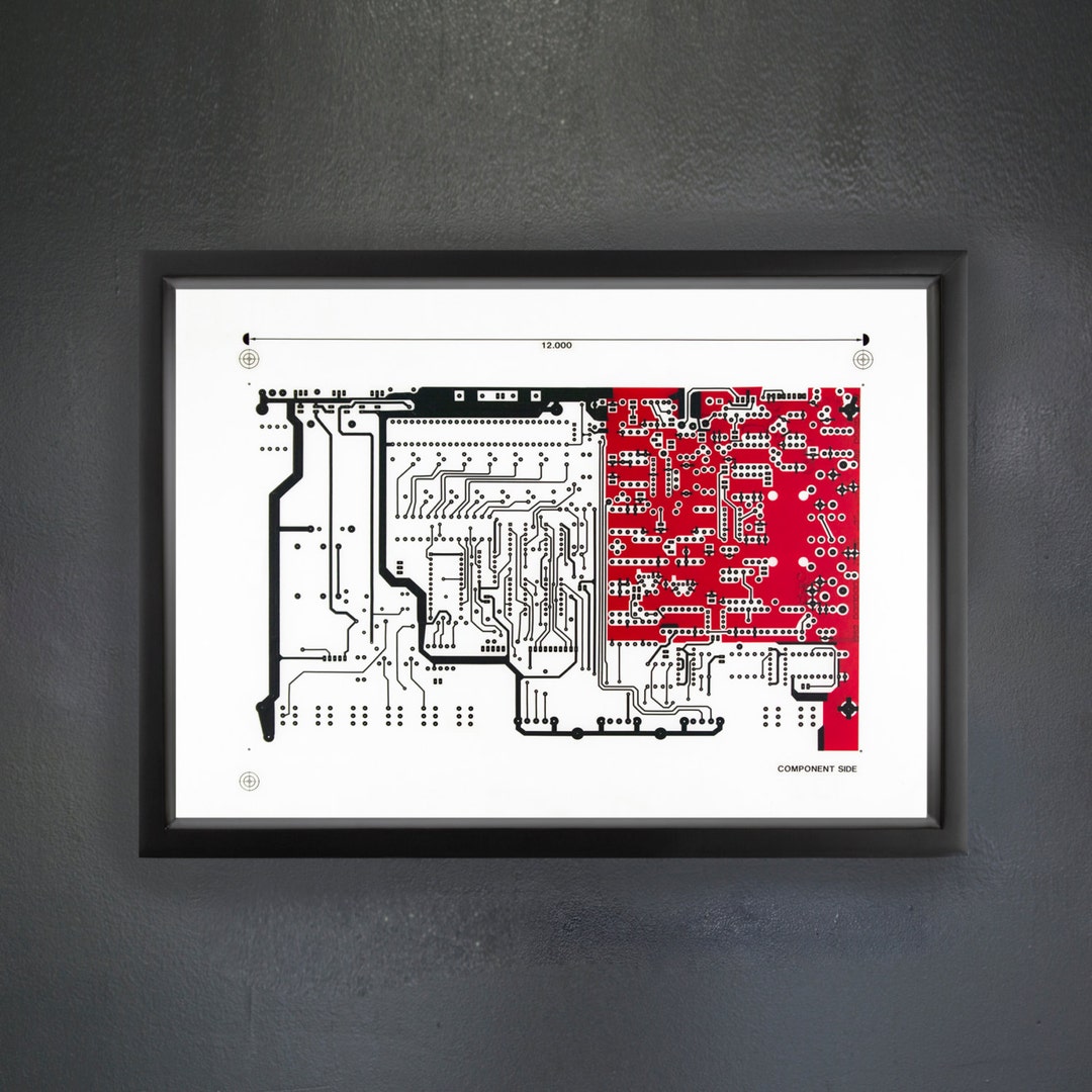 Printable 8x12 Circuit Board Art Instant Download Digital File ...