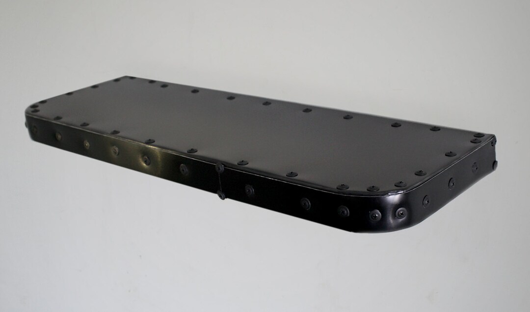 Floating Shelf | Deco Shelf + Black Ops | Industrial Metal Shelf Urban ...