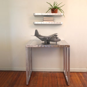 Floating Deco Shelf + Anodized Aluminum | Industrial Metal Shelf Urban ...
