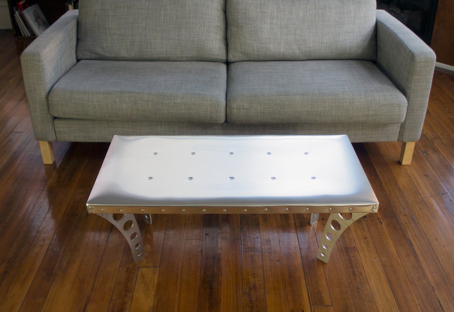 Jetset Coffee Table Aluminum Aviator Inspired Coffee Table - Etsy Sweden