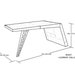 Airfoil Desk Aluminum Aviator Wing Desk Industrial Airplane Desk ...