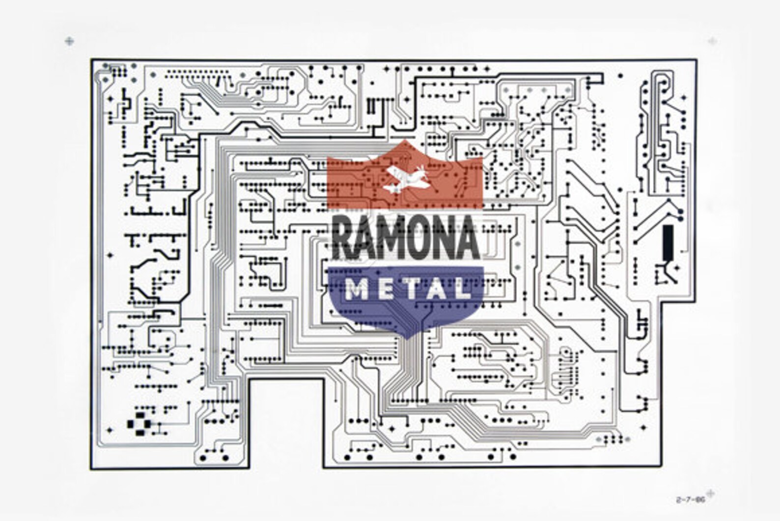 Printable 8x12 Circuit Board Art Instant Download Digital File ...