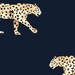 Leopard Wallpaper - LEOPARD - Navy Blue - Etsy