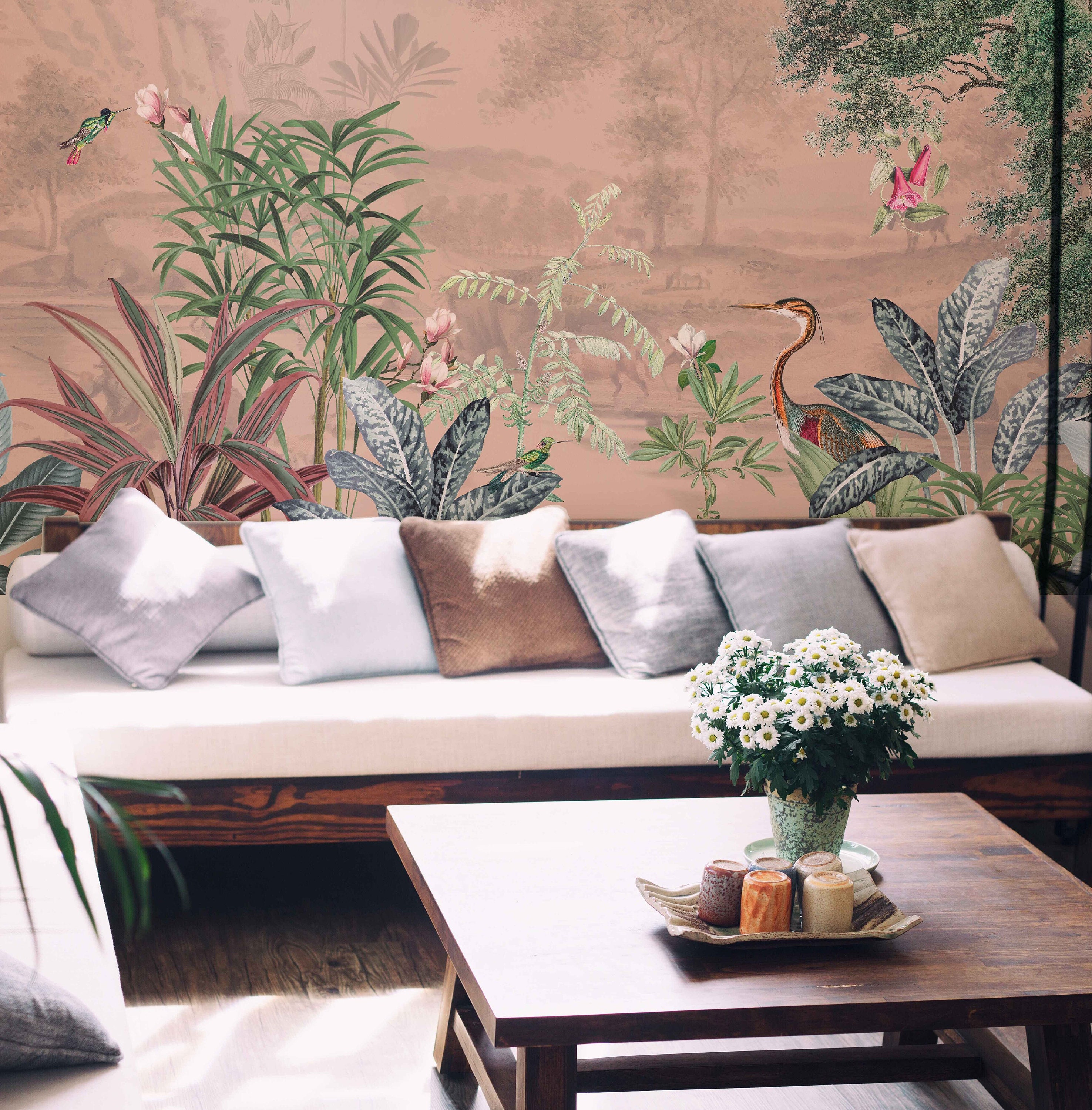 Tropical Wallpaper Full Wall Sized Image SCENIC LANDSCAPE - Etsy