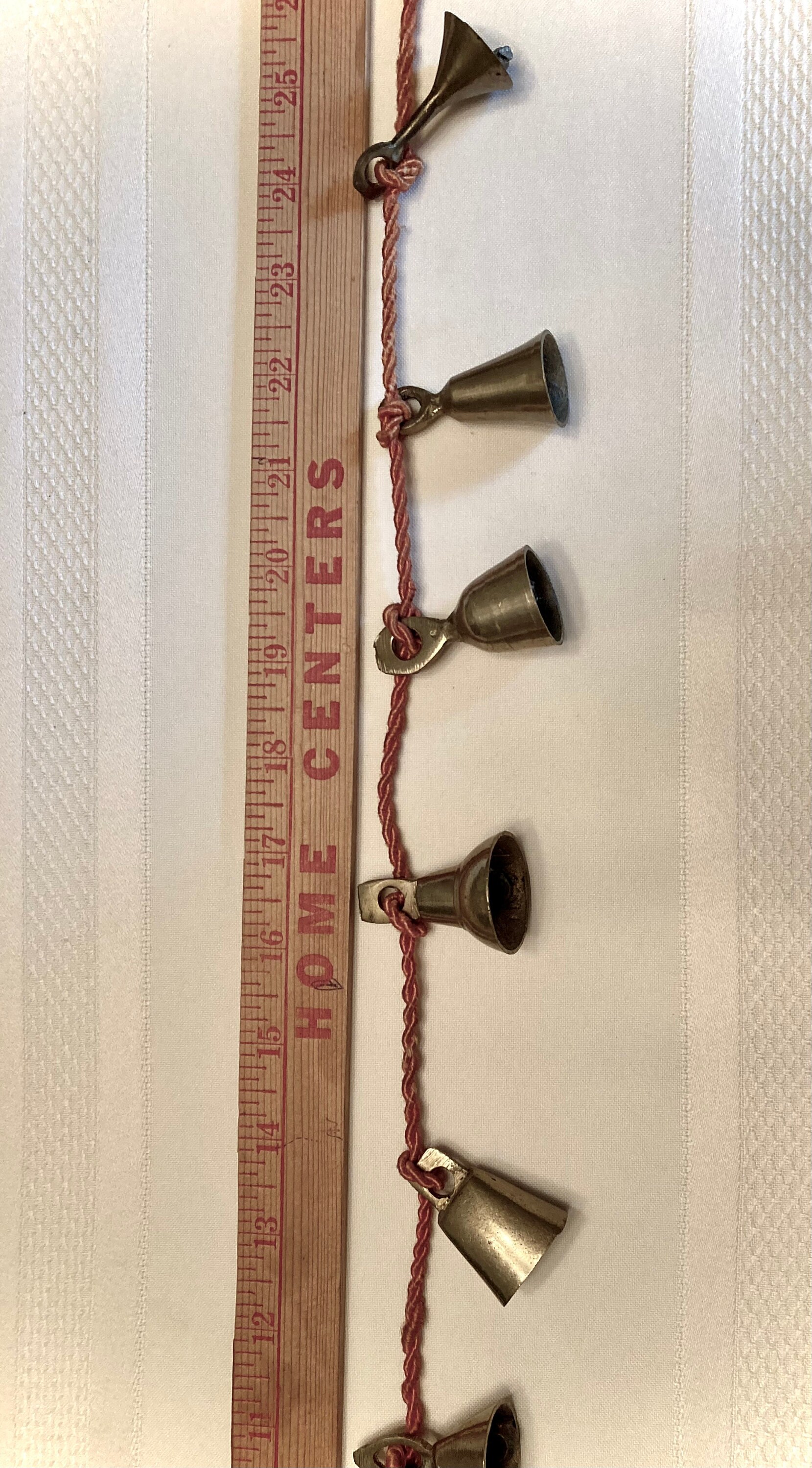 Antique Elephant Bells String of 12 Solid Brass Calming Jingle Bell ...