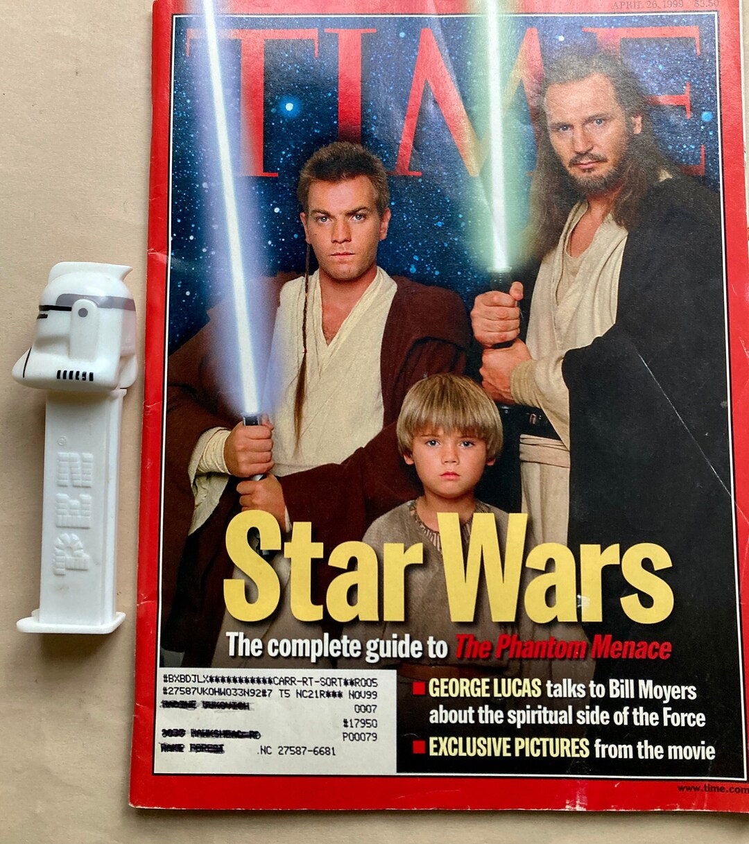 Star Wars TIME Magazine April 1999 Guide to Movie the Phantom Menace ...