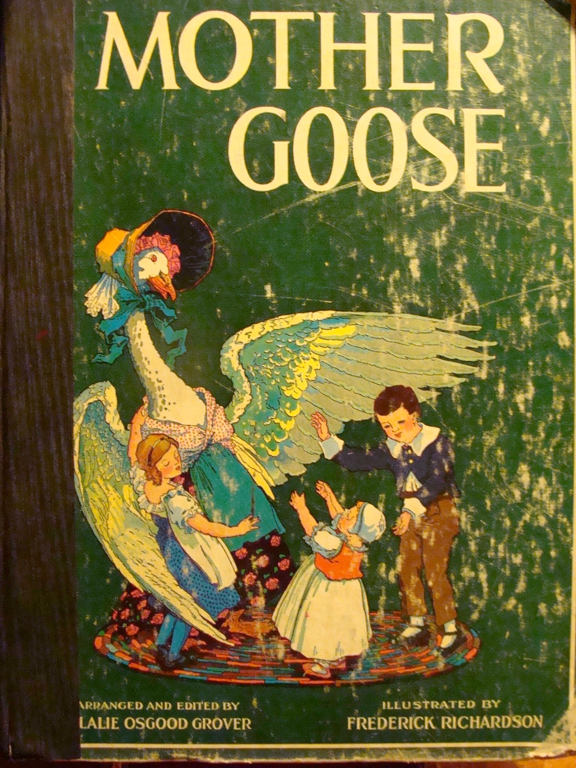 Mother Goose Antique Illustration 1915 framed and matted to | Etsy