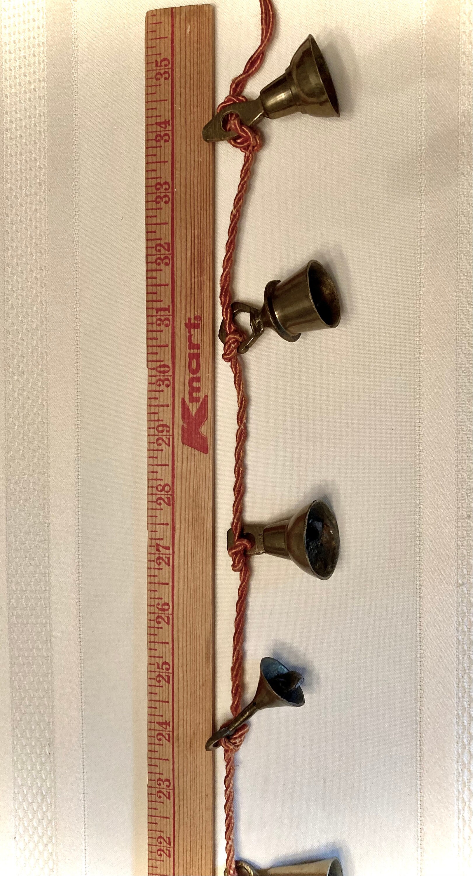 Antique Elephant Bells String of 12 Solid Brass Calming Jingle Bell ...