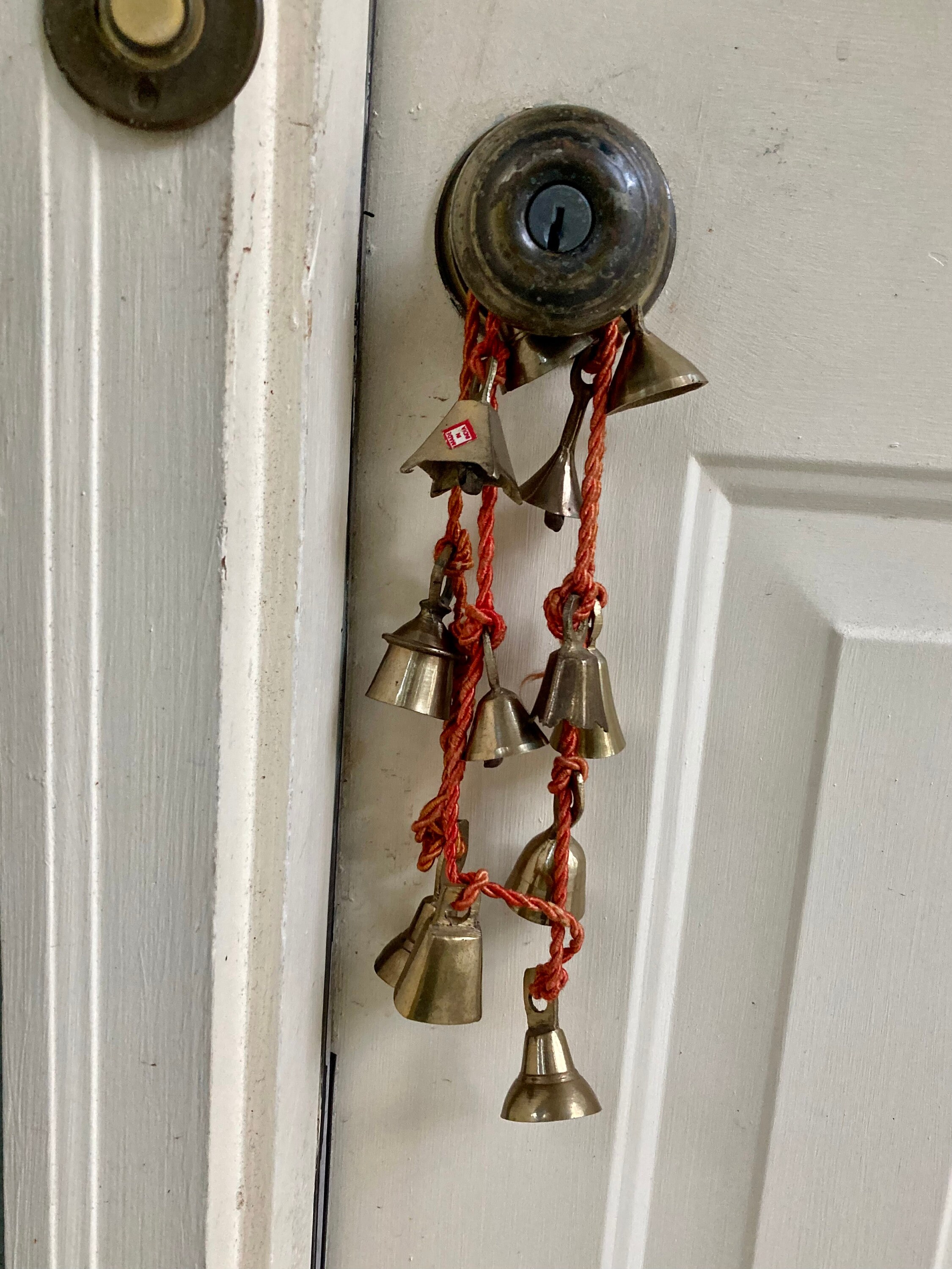 Antique Elephant Bells String of 12 Solid Brass Calming Jingle Bell ...