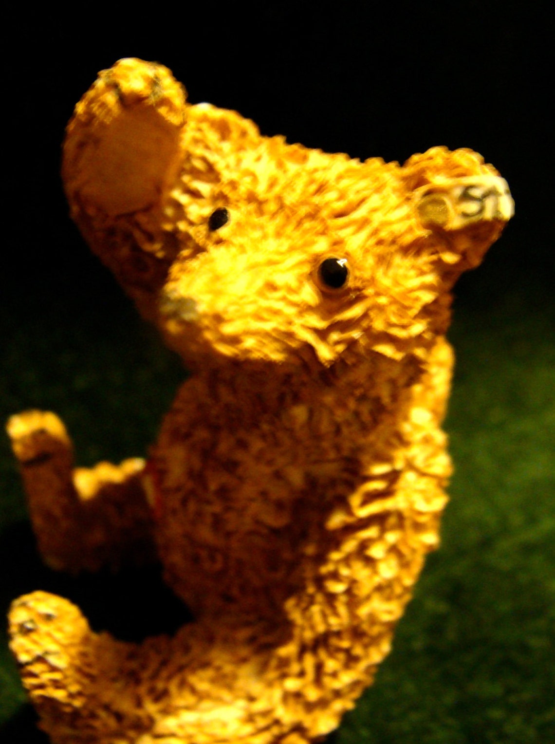 Vintage Mr. Cinnamon Figurine: Miniature Steiff Replica by Enesco ...