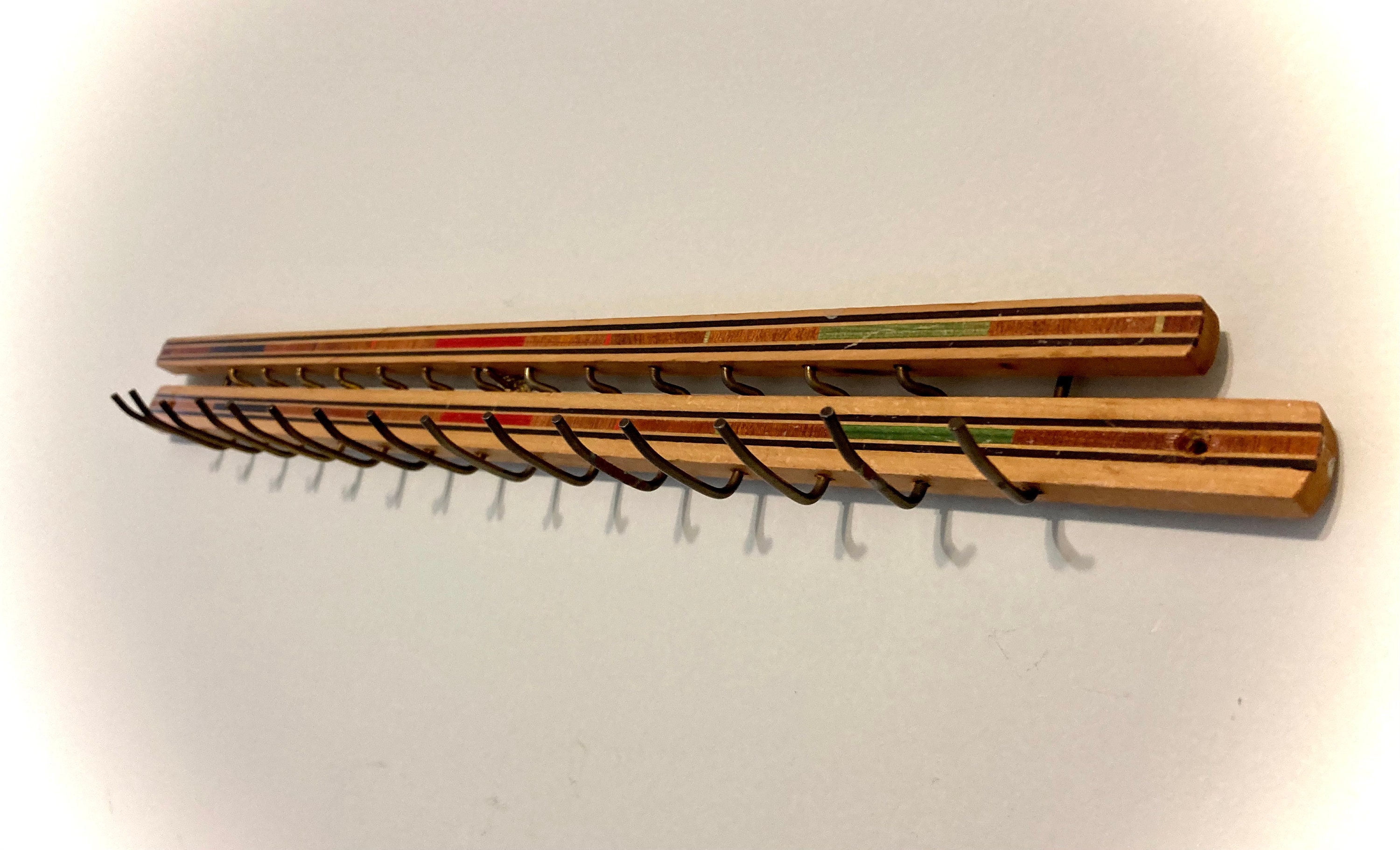 Unique Tie/belt Wall Rack Vintage Wall Hanging for Accessories Movable ...