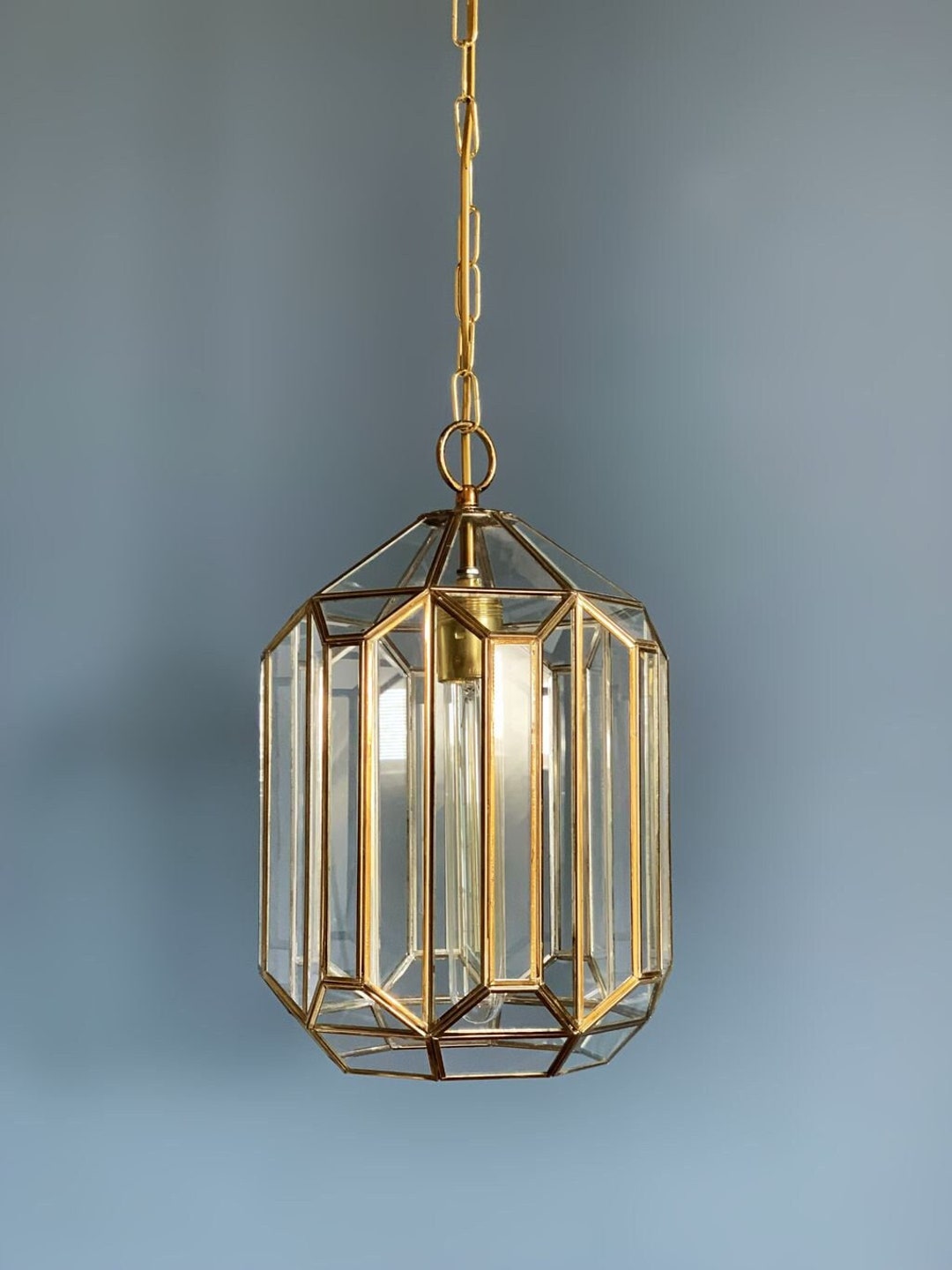 Stained Glass Lantern Traditional Handcraft From Granada - Etsy