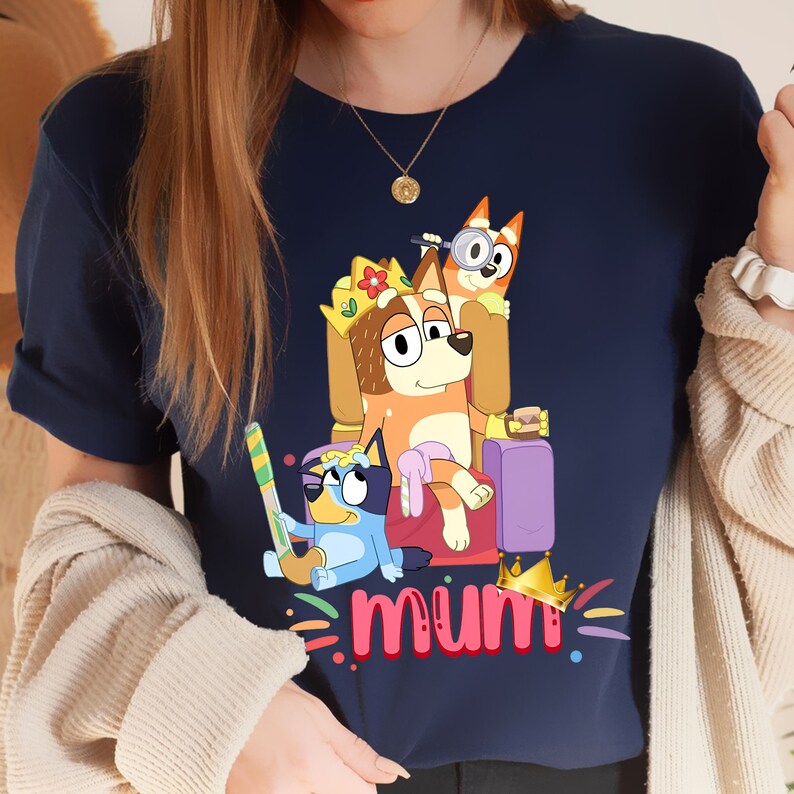 Mum Crown PNG Bluey Family Svg Decal Files Vinyl Stickers - Etsy UK