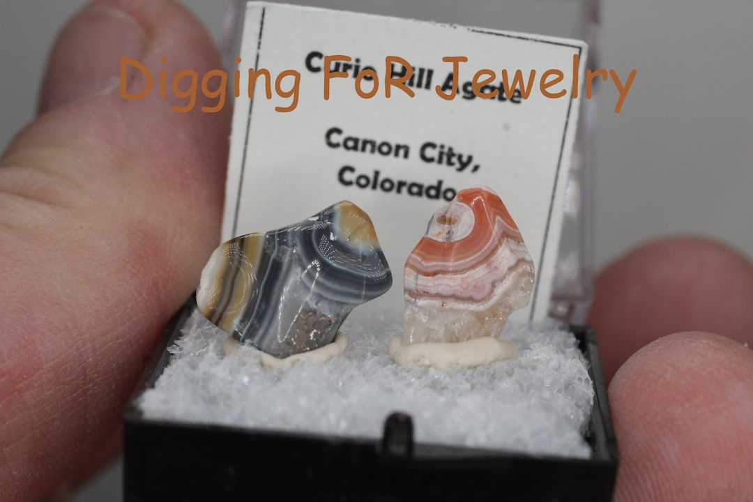 Extinct Mine! Very Rare Curio Hill Agate - Mineral Specimen Crystal ...