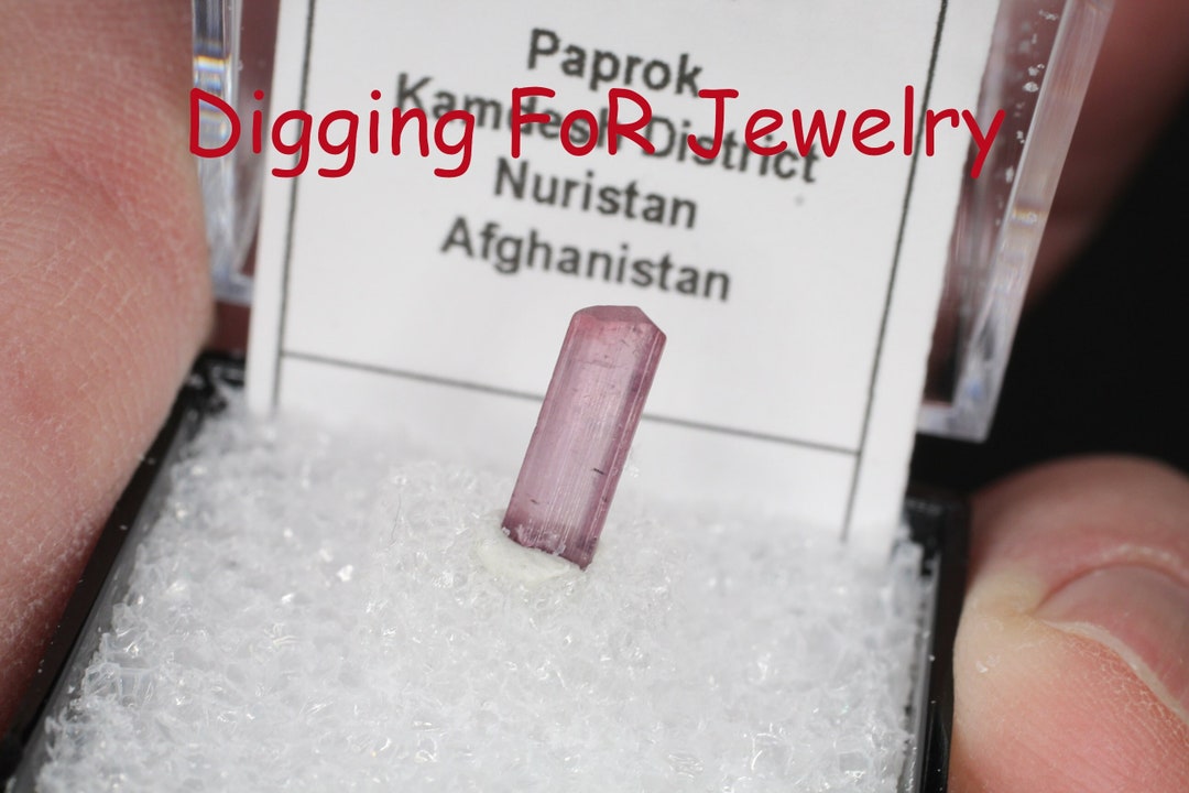 Pink Tourmaline Elbaite Crystal Crystals Grounding Natural Display ...